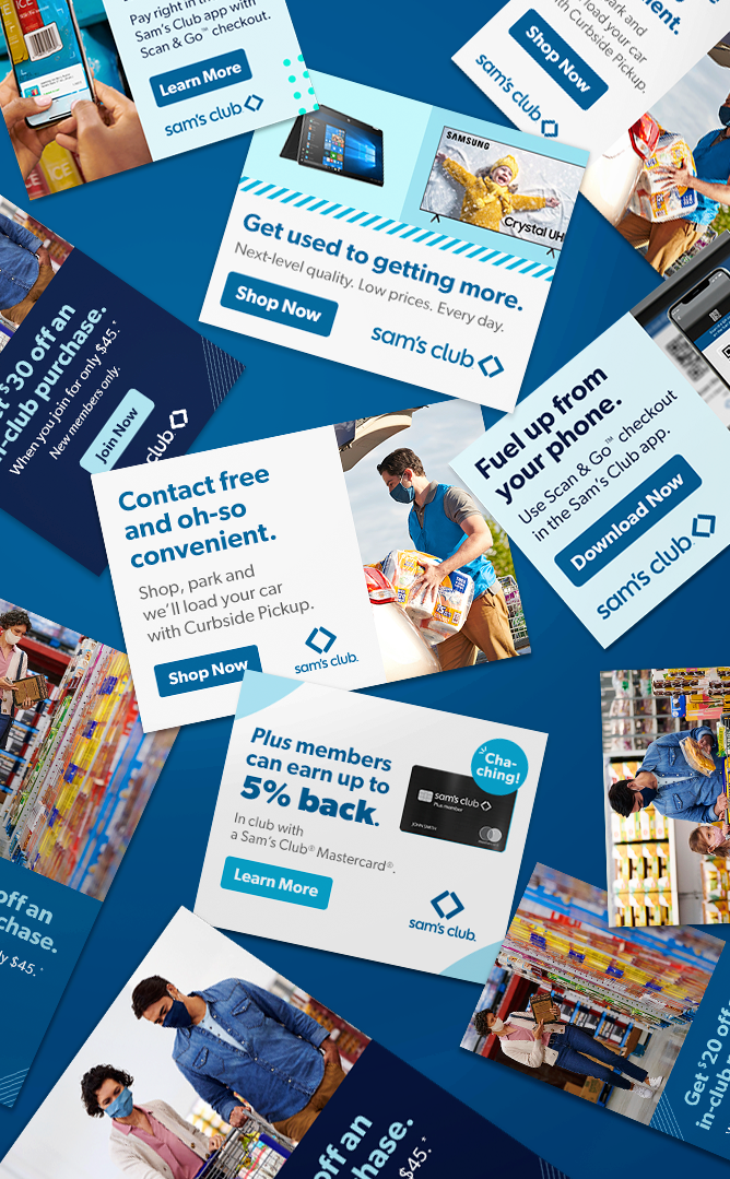 SAM'S CLUB WEB BANNERS